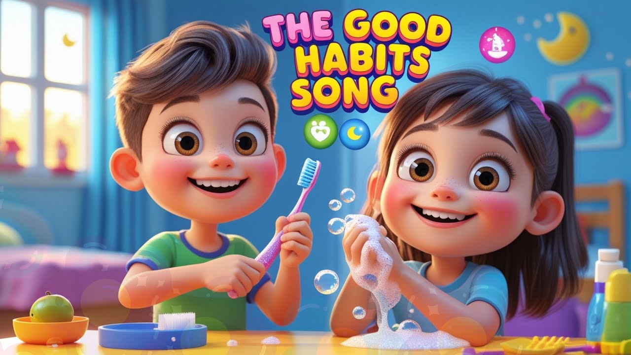 🔴Kids Learn Good Habits, Cartoon Animation Kids Color Songs Live + more ...