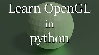 Learn OpenGL in python - YouTube