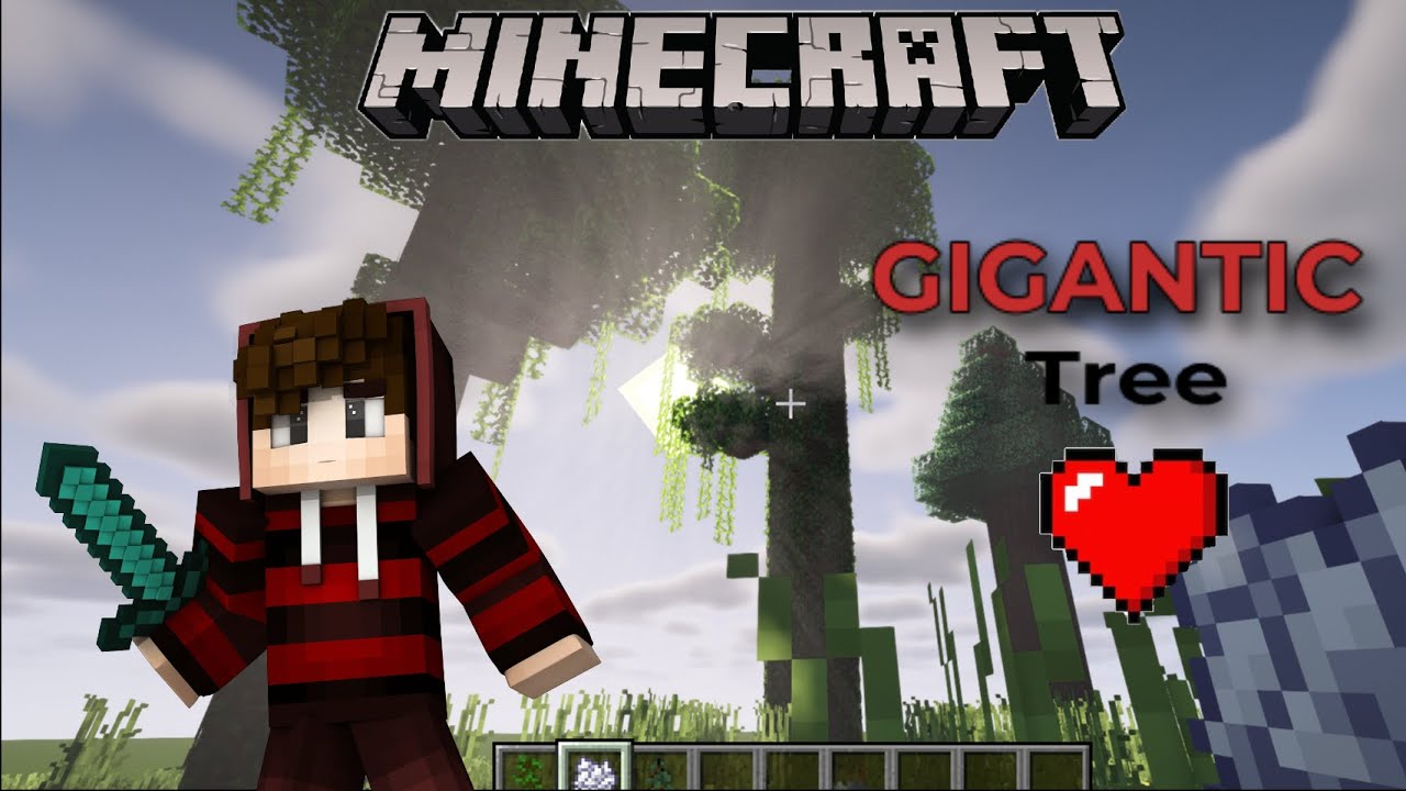 How to grow a Gigantic tree in Minecraft || 2023 || latest version ...