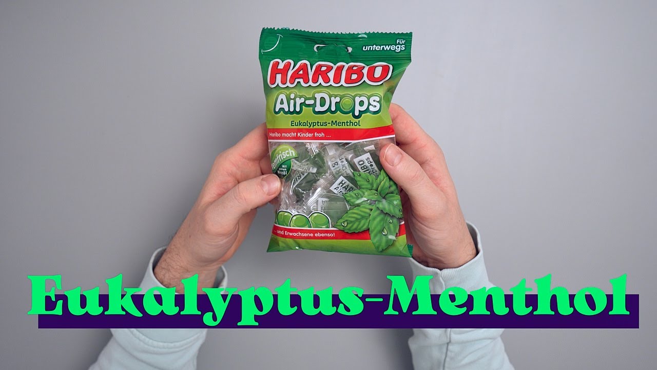 Haribo Airdrops Eukalyptus-Menthol | Kurztest - YouTube