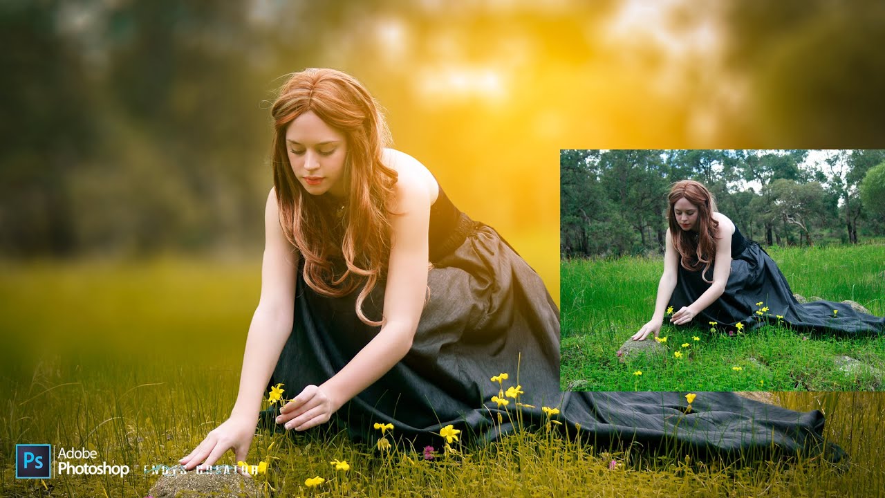 Cara edit foto di photoshop untuk pemula dan membuat efek bokeh di foto ...