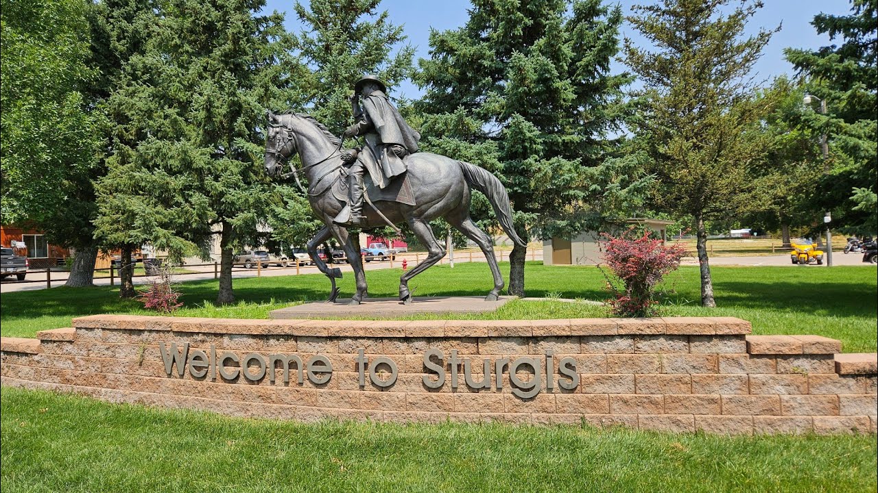 we found Samuel D Sturgis statue video #1871#sturgisrally # ...