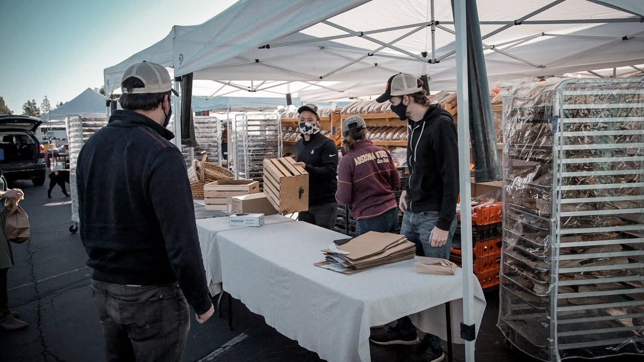 Sourdough Bread Booth Market Setup | Proof Bread - YouTube