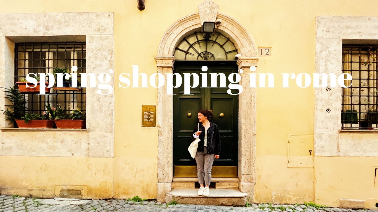 Vintage shopping in Rome, Italy! - YouTube