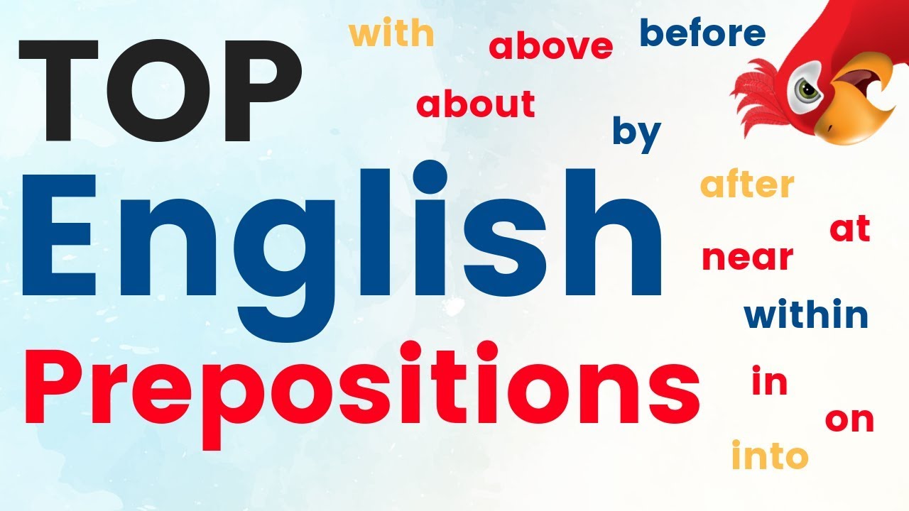 Learn English Prepositions ||| Most Important English Vocabulary Lesson ...