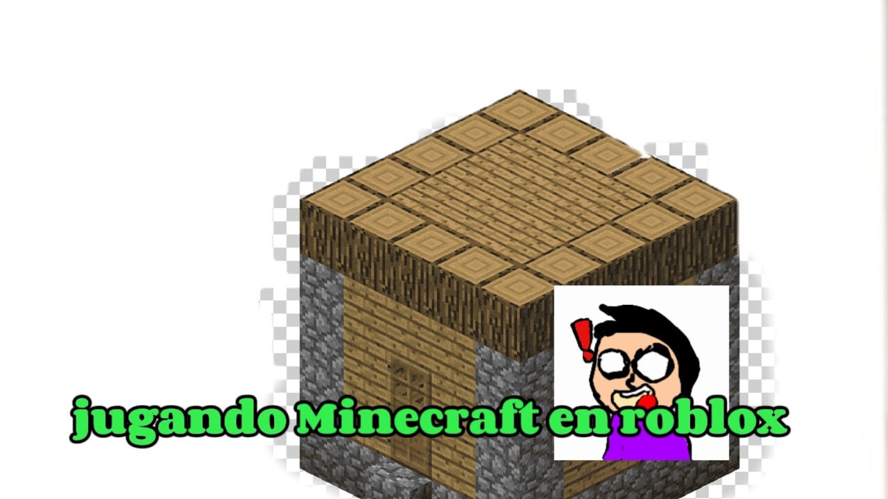 Jugando Minecraft En Roblox Youtube