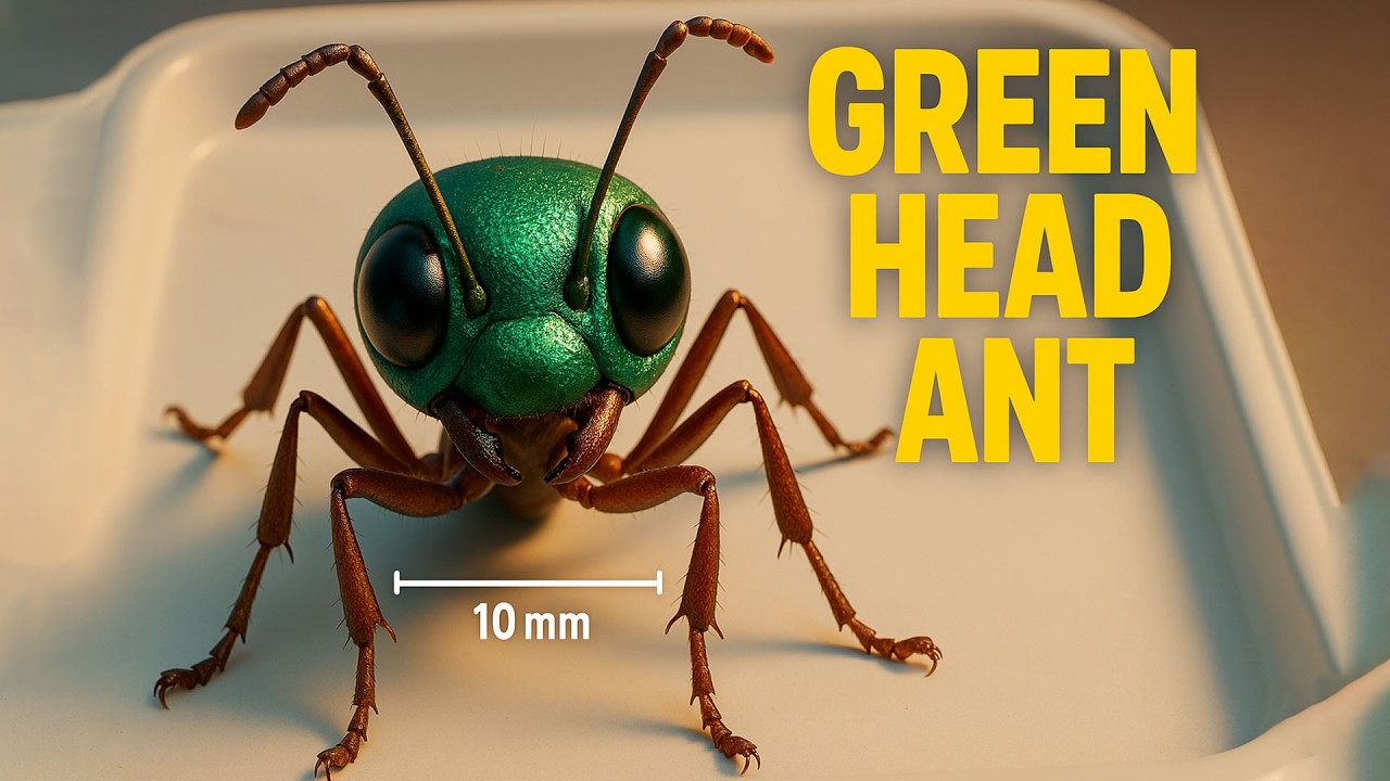 Green Head Ant Guide: Identification, Sting Risks & Safety Tips - YouTube