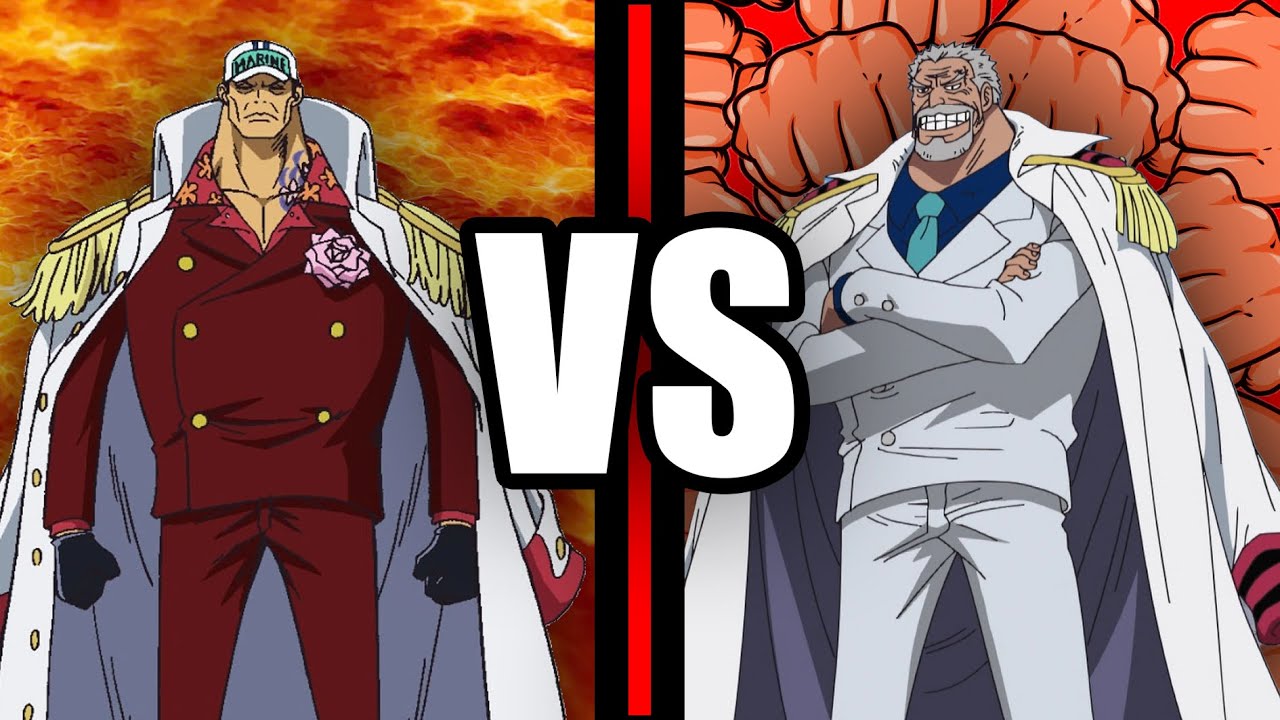 Garp Vs Akainu One Piece Vs Onepiece Youtube