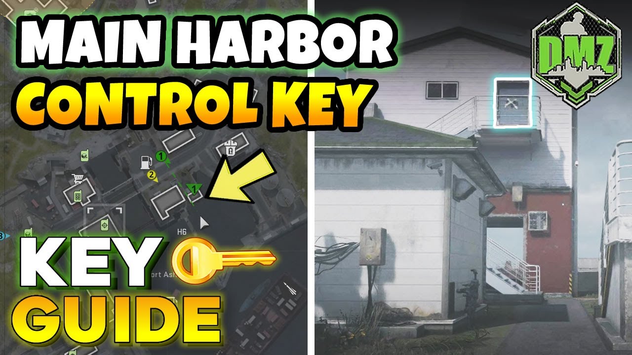 DMZ Main Harbor Control Key Location Guide - YouTube