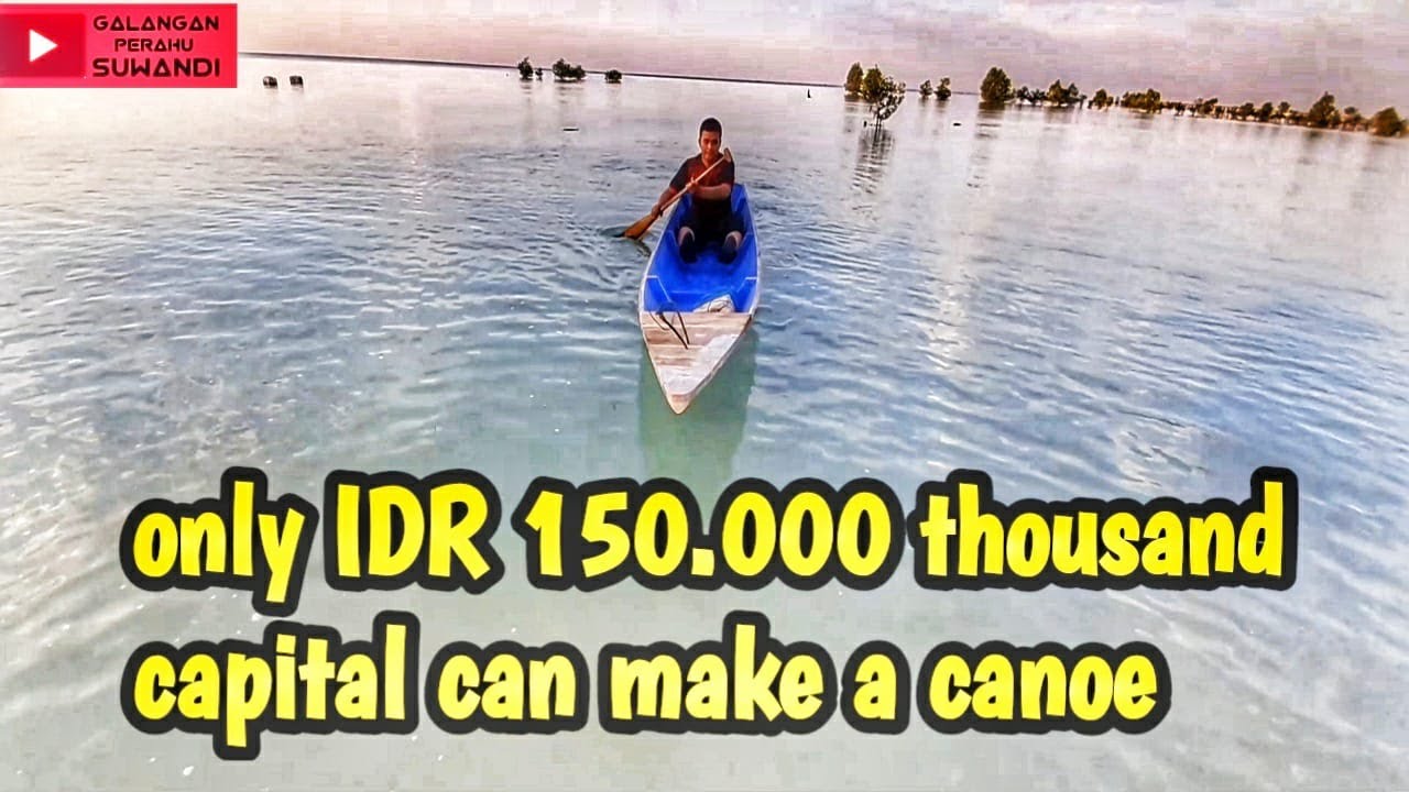 PROSES PEMBUATAN SAMPAN KAYU - YouTube