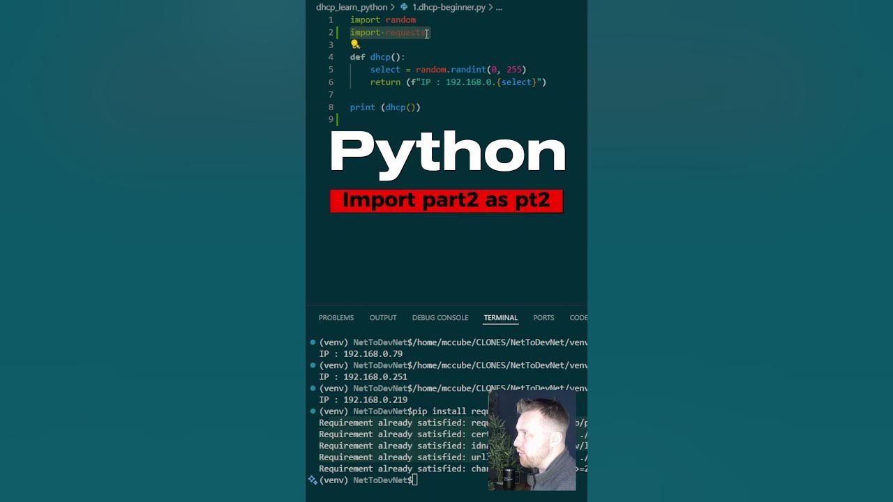 import part2 as pt2 - YouTube