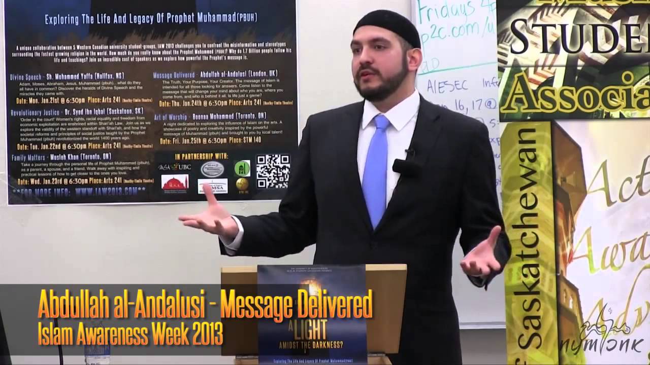 The Purpose of Life answered by Prophet Muhammed - lecture by Abdullah ...
