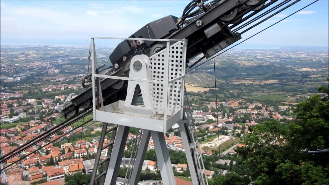 San Marino Funicular - Funivia - YouTube