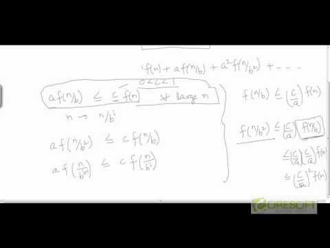 Master Method: Proof of Case 3 (continued) - YouTube