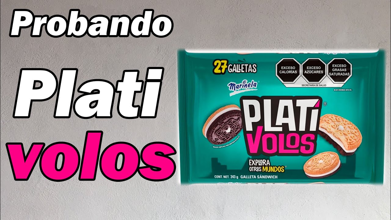 Probando Galletas Platívolos Marinela - YouTube