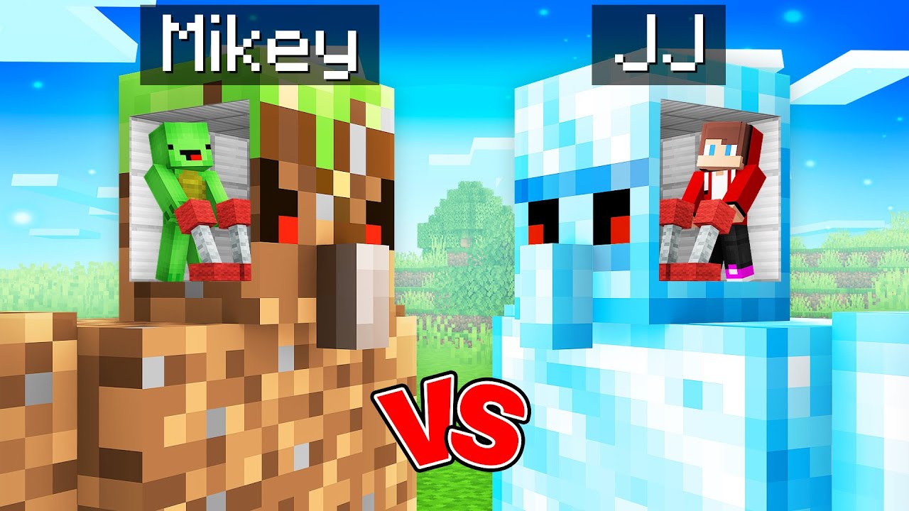 Mikey and JJ Take Mind Control on Iron Golems in Minecraft ! - Maizen - YouTube