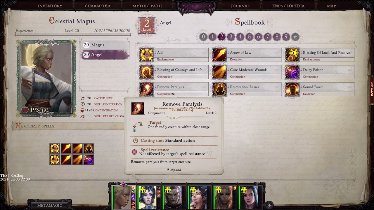 Wrath of the Righteous- The Angel Spell Book (BETA) - YouTube