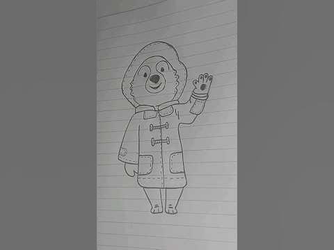 How To Draw Paddington Bear - YouTube