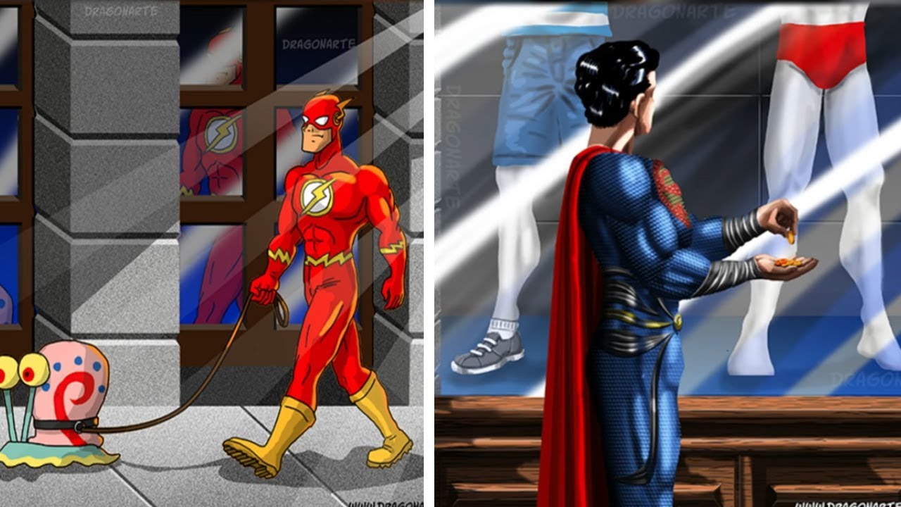 Hilariously Illustrates Of Superhero That Make You Have Great Days #1 ...