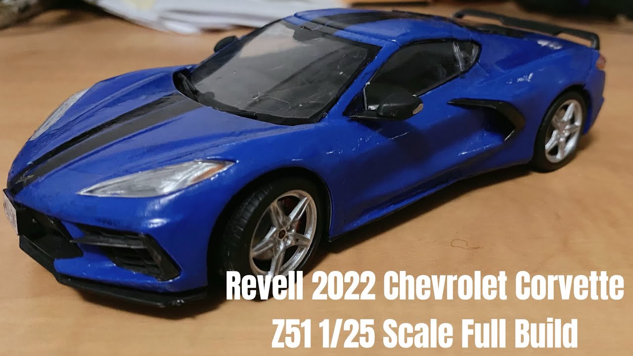 Revell 2022 Chevrolet Corvette Z51 1/25 Model Kit Review and Build ...