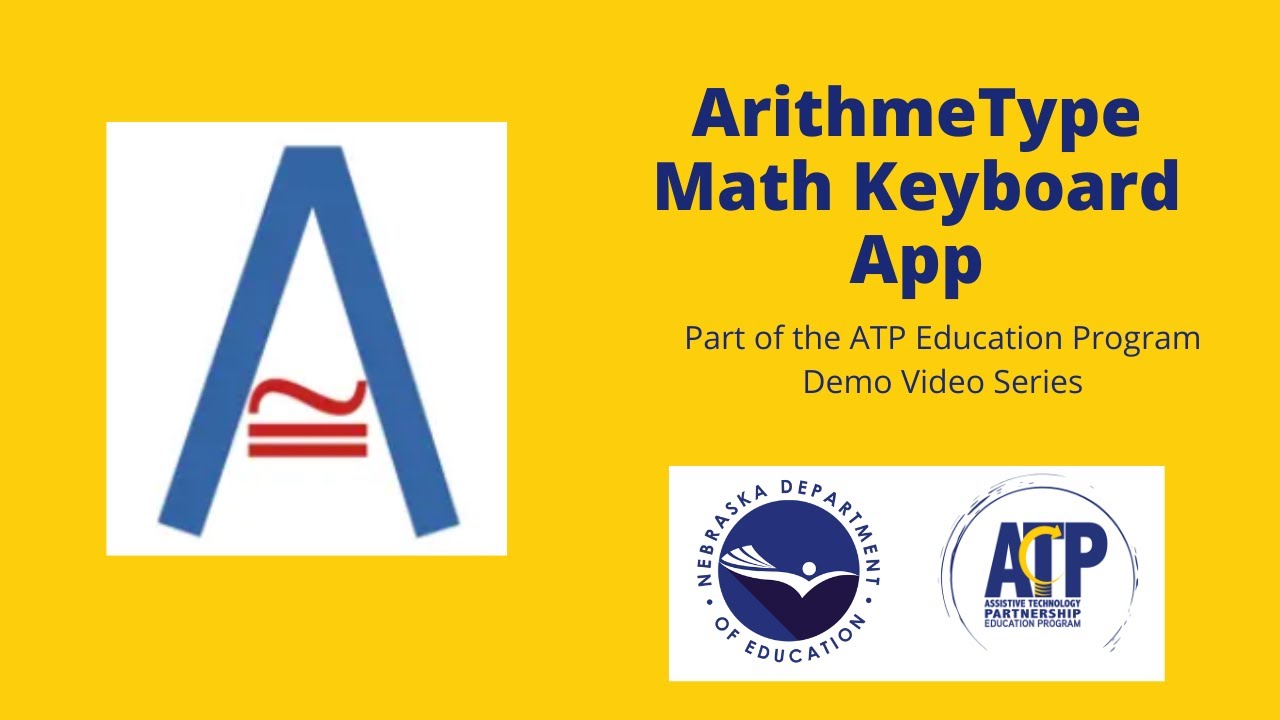 Demonstration - ArithmeType Math Keyboard App for iOS - YouTube