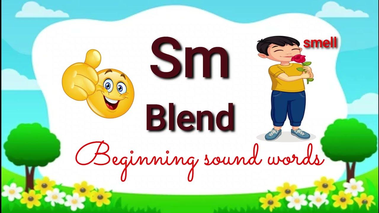 Sm blend - Beginning sound words - YouTube