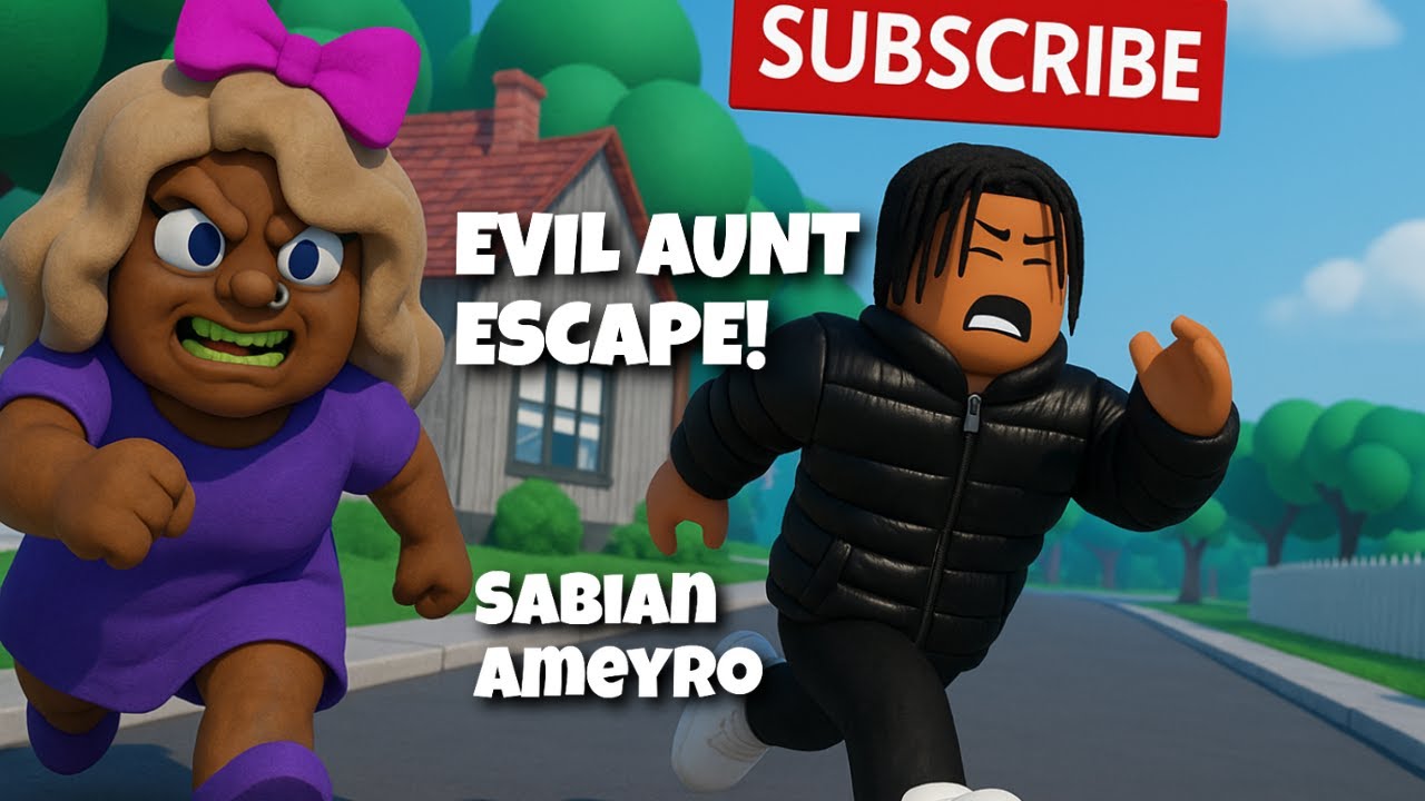 Roblox EVIL AUNT ESCAPE! (FIRST PERSON OBBY!) - YouTube