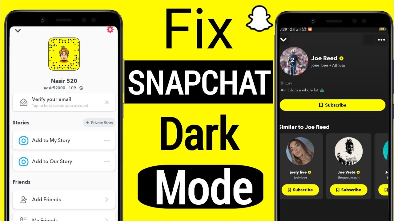 Fix Snapchat Dark Mode Not Showing Why Snapchat Isn t Dark Mode Not Working Snapchat Dark fix-snapchat-dark-mode-not-showing-why-snapchat-isn-t-dark-mode-not-working-snapchat-dark