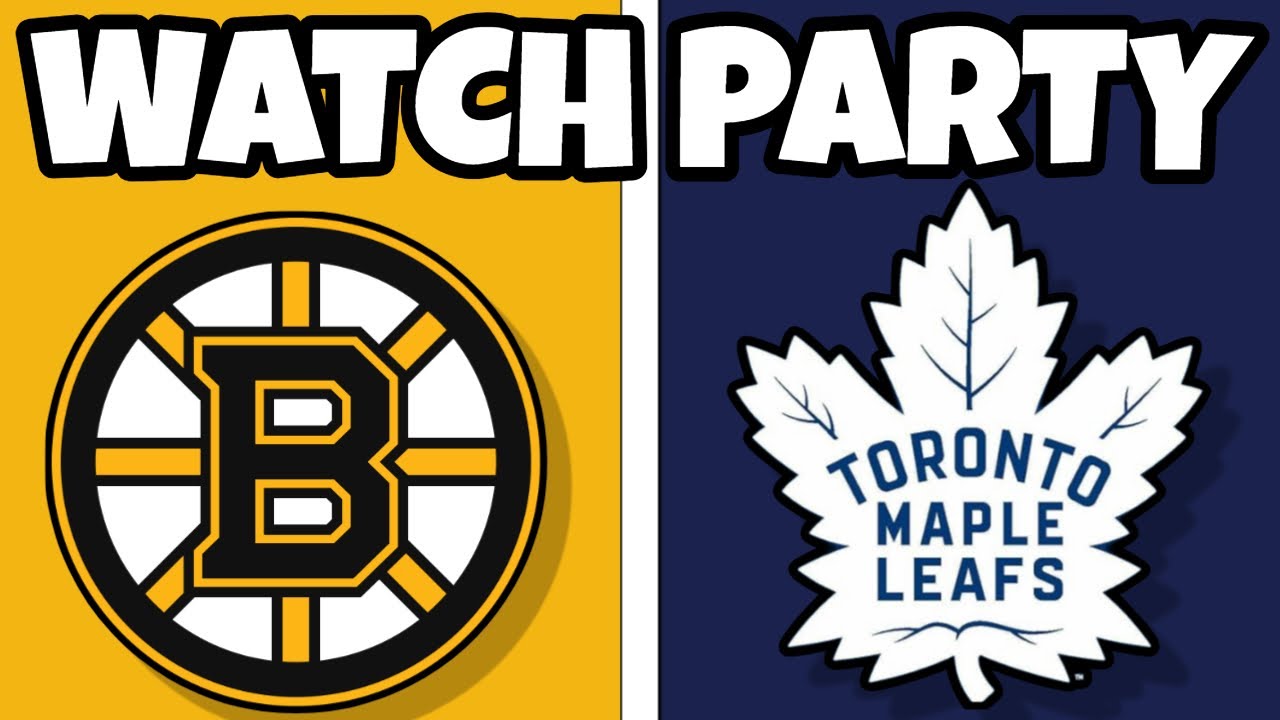 Boston Bruins vs Toronto Maple Leafs Watch Party - YouTube