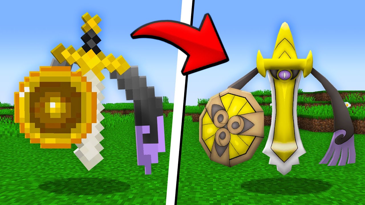 Transformei ITENS em POKÉMONS no Minecraft Pixelmon - YouTube