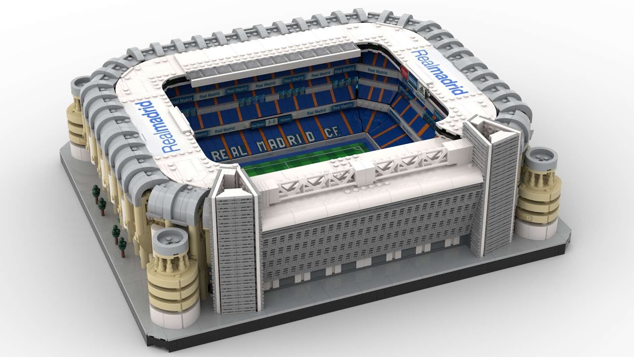 Lego 10299 Real Madrid - Santiago Bernabéu Stadium Speed Build Studio ...