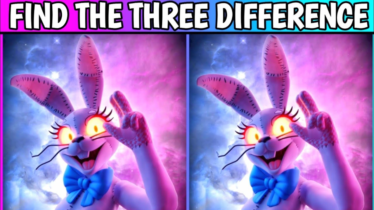 SPOT THE DIFFERENCE FNAF Puzzle 22 | FIND THE 3 DIFFERENCE FNAF | Find ...