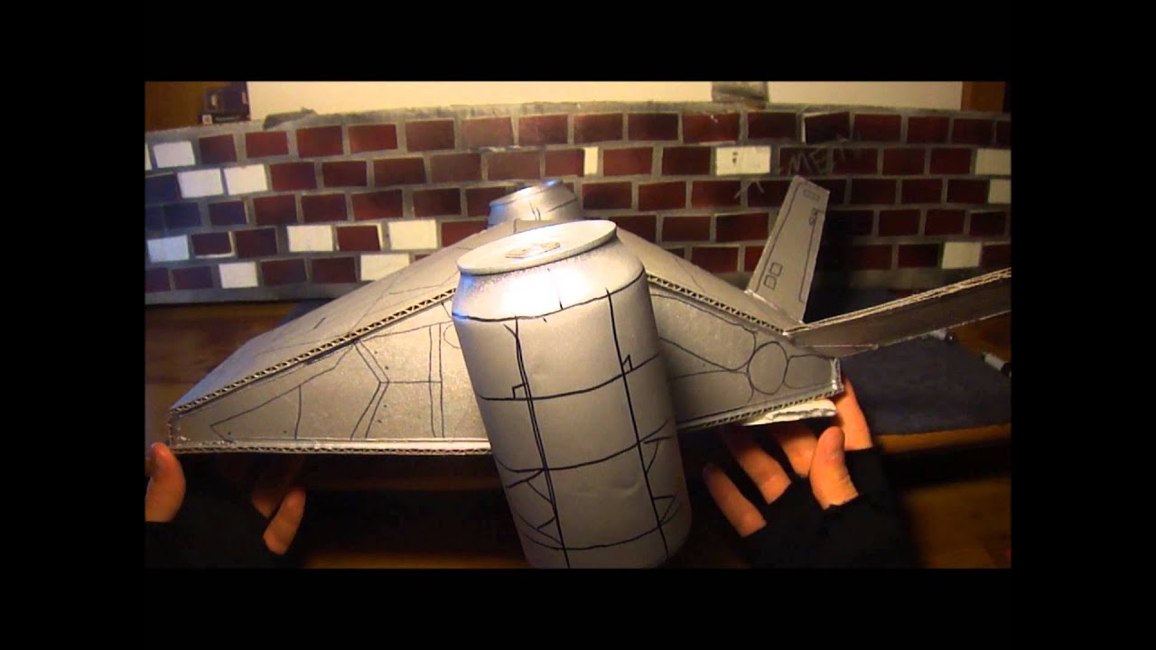 Terminator Hunter Killer Made From Cardboard Part 2 - (Detail's and ...