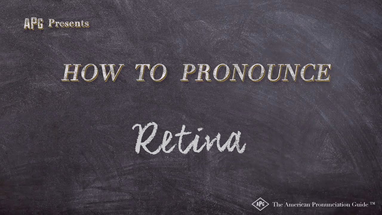 How to Pronounce Retina (Real Life Examples!) - YouTube