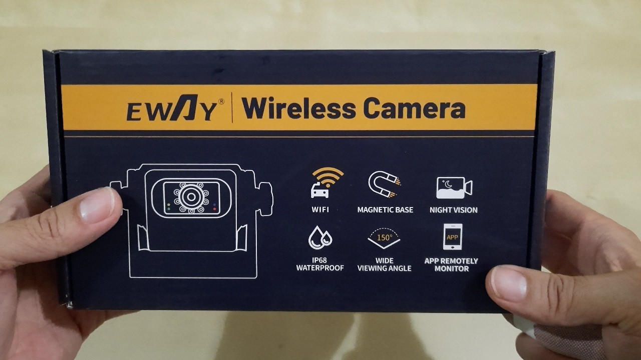 EWAY WiFi Magnetic Hitch Wireless Backup Rear/Front View Camera - YouTube