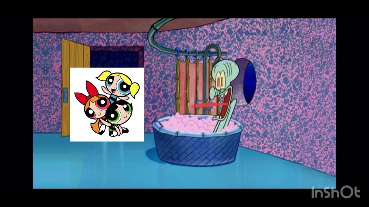 The Powerpuff Girls drop by Squidward’s House - YouTube