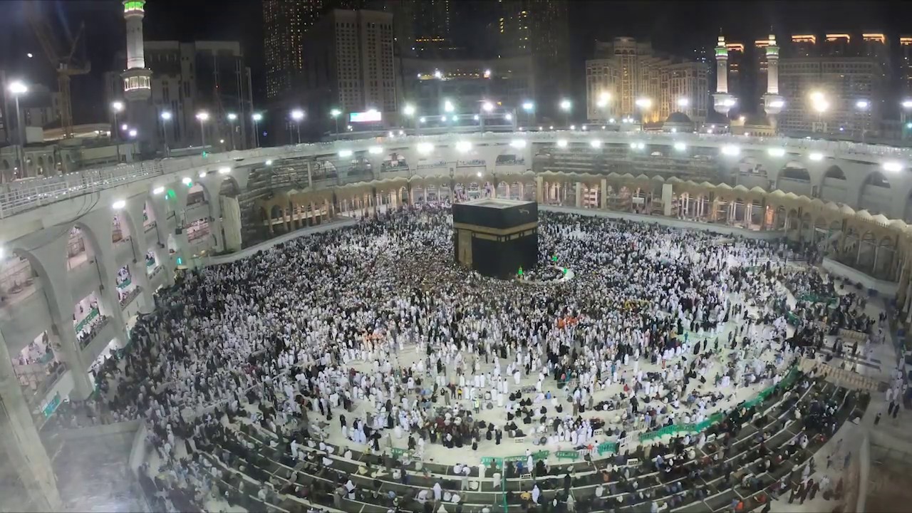 The beauty of Ka'bah / Kaabah / Kabah / al-Ka'bah al-Musharrafah. Tawaf ...
