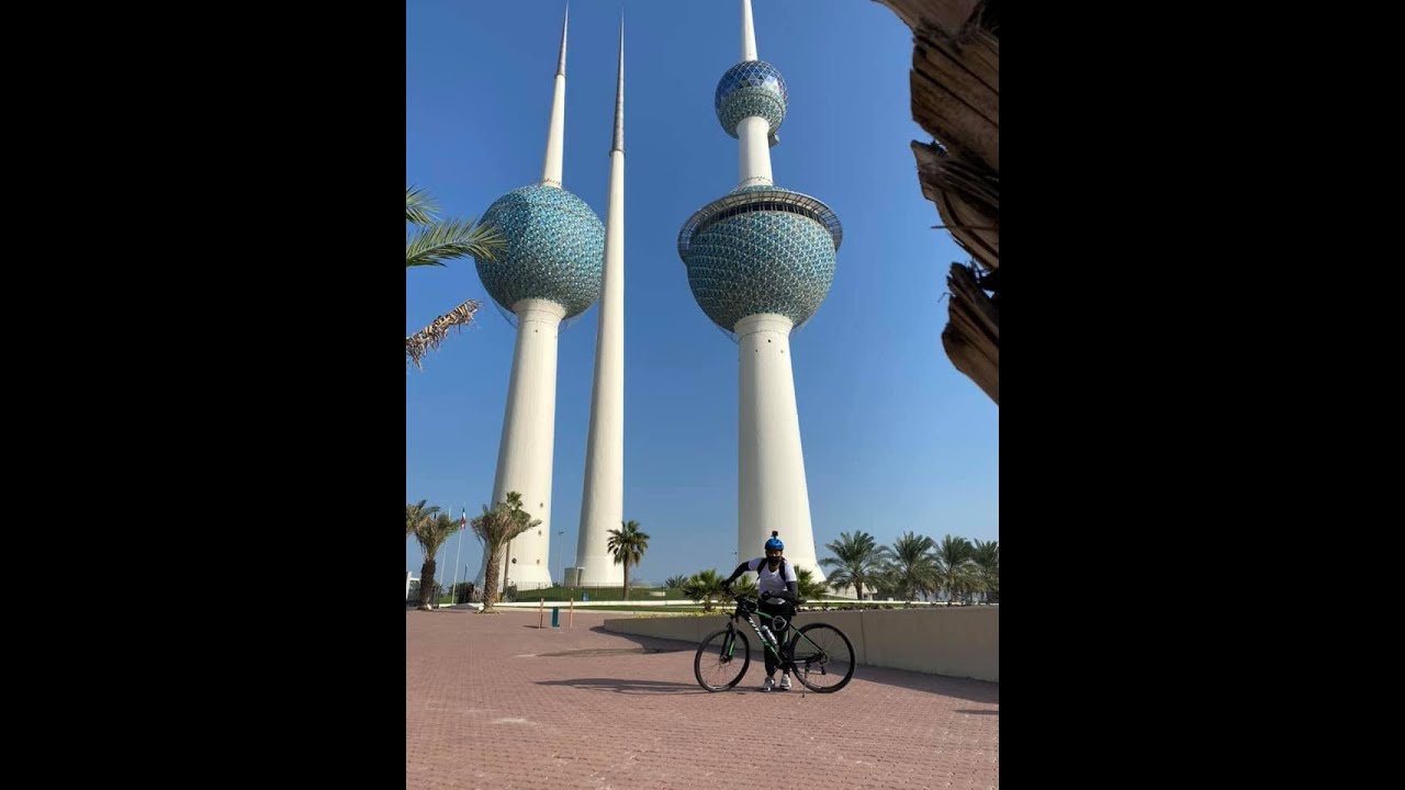 Mahboula to kuwait city bike ride - YouTube