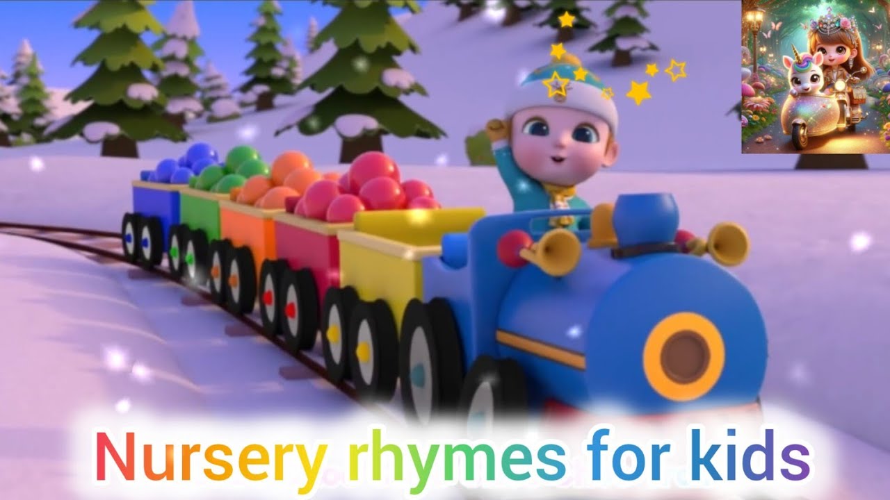 Nursery Rhymes for Kids | Train song for kids | Learn Colors | Kids ...