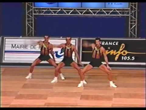 Attila Katus, Tamas Katus, Romeo Szentgyorgyi (Hungary) - 1995 FIG World Aerobic Championship