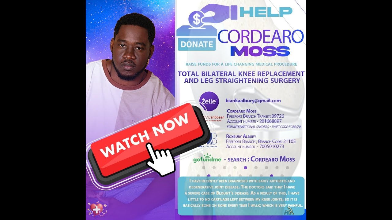 Please HELP Cordearo Moss – Total Bilateral Knee replacement and leg ...