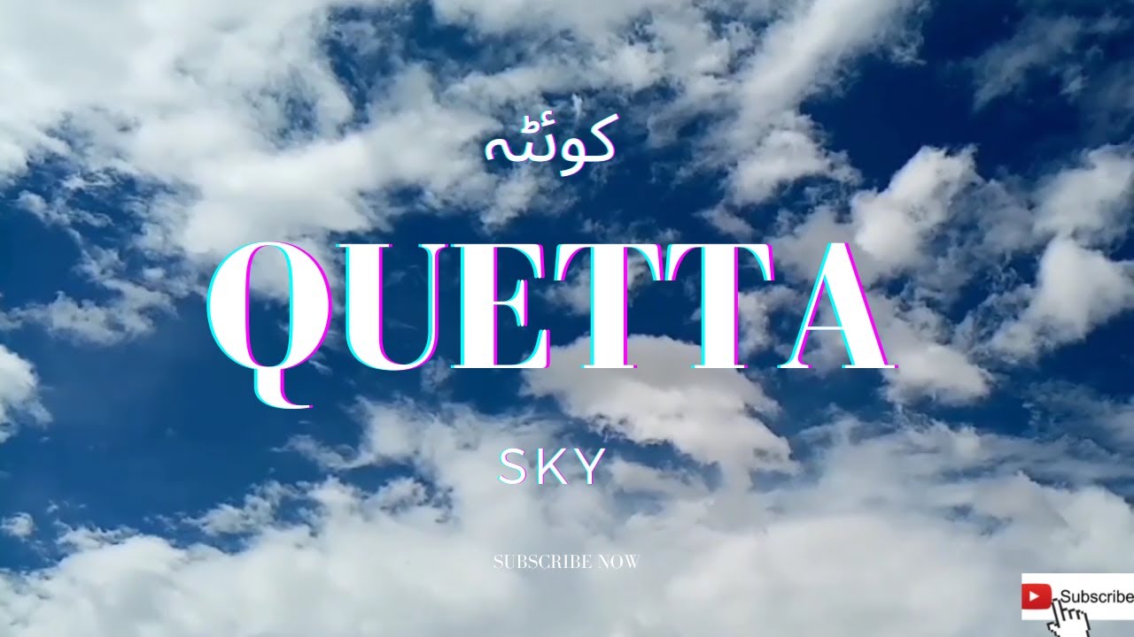Beautiful Sky Of Quetta,Pakistan. Time lapse - YouTube