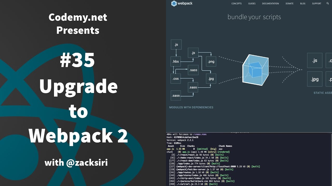 React Upgrade To Webpack 2 035 Youtube