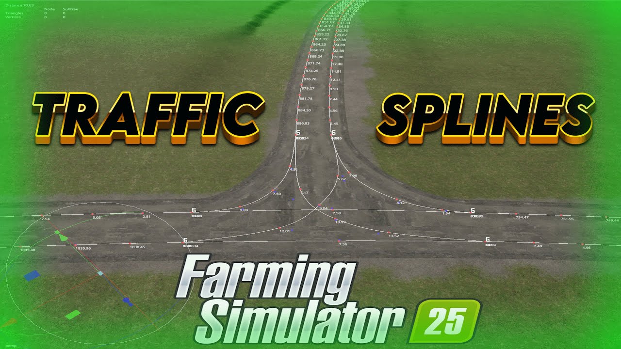 FS25 Traffic Splines Farming Simulator 25? 🚜🛣️ Poradnik Krok po Kroku ...