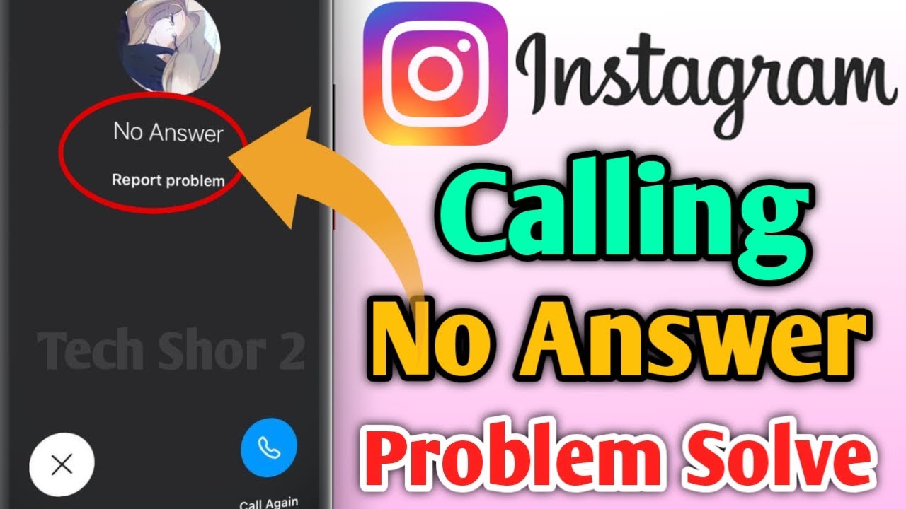 How to Fix Instagram Call No Answer Problem Solved - YouTube