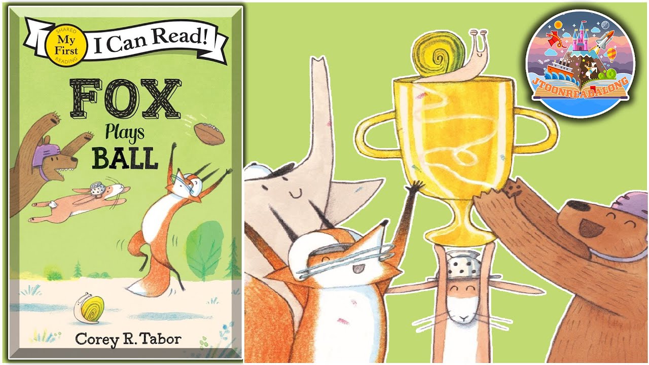 🦊FOX PLAYS BALL 🏈- ANIMATED READ ALOUD!📚🔊 #animation #kidtimestorytime ...