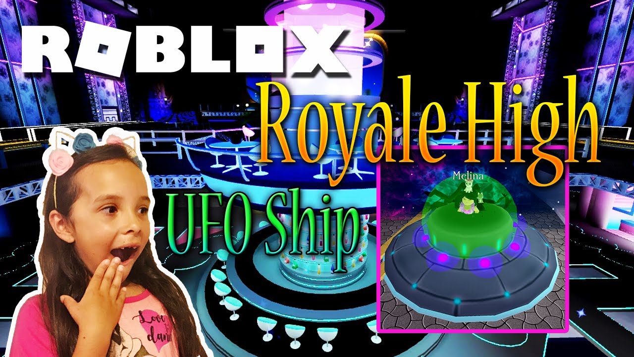 EPIC ELLIE MAY ROYALE HIGH HOW TO GET UFO SHIP QUICK EASY!!! ROBLOX ...