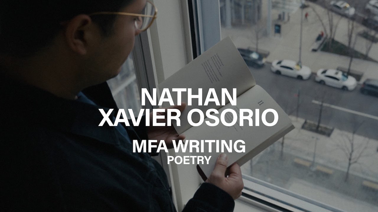 Nathan Xavier Osorio on the Writing Program - YouTube