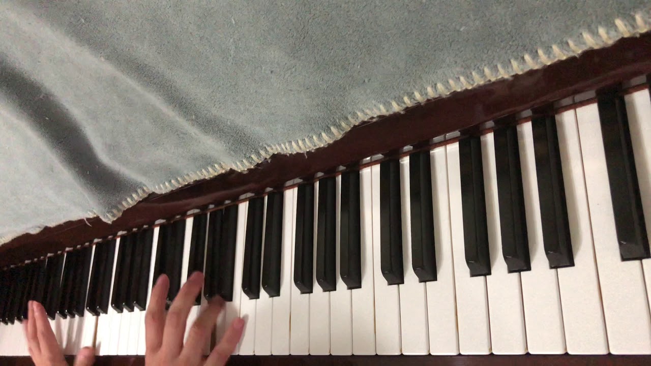 【Gluttony Fang】 #02 Practicing the piano ピアノ練習中 - YouTube