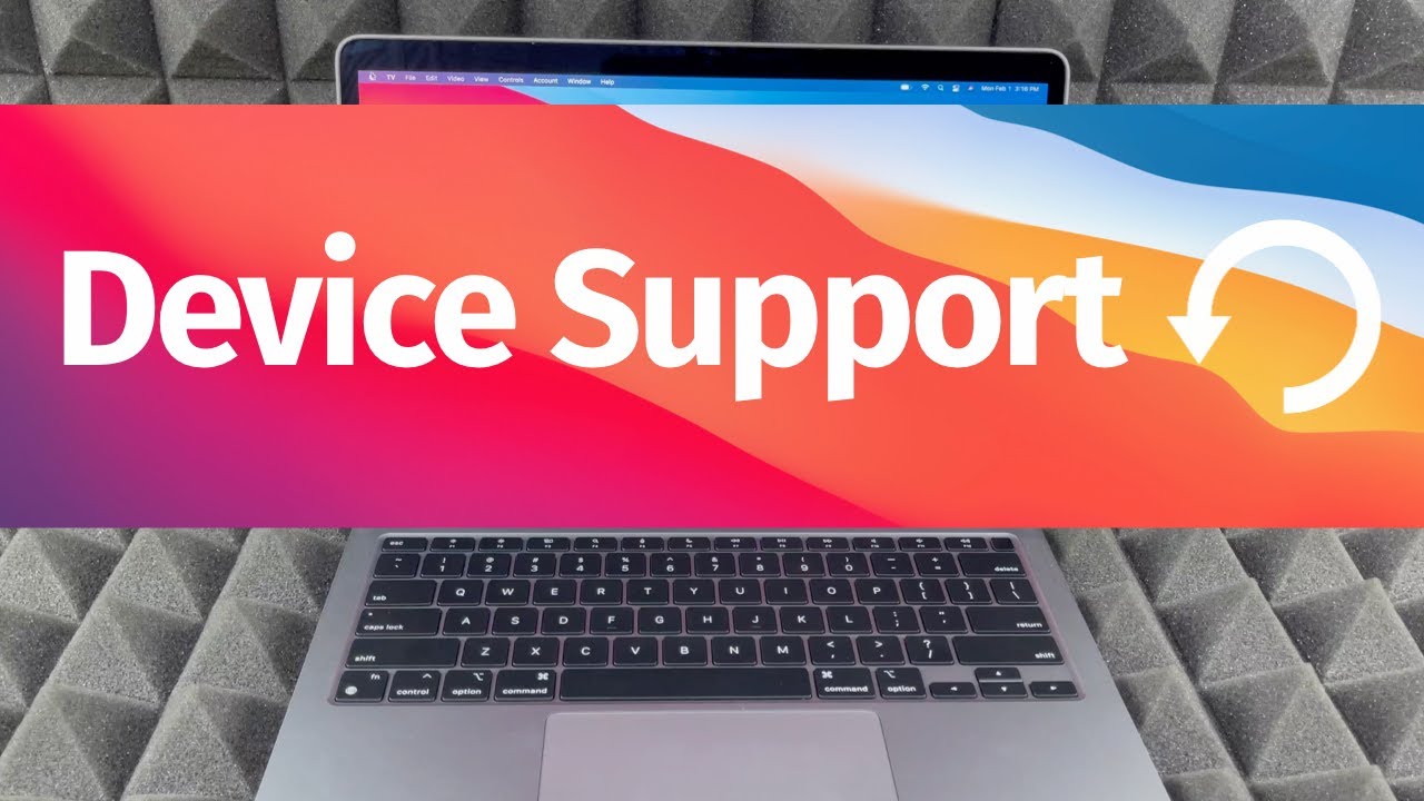 How to Download & Install Device Support Update on MacBook Air, MacBook ...